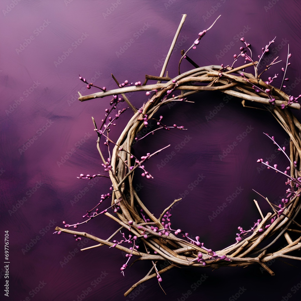 Corna of thorns, concept of the crown that Jesus wore when he was ...