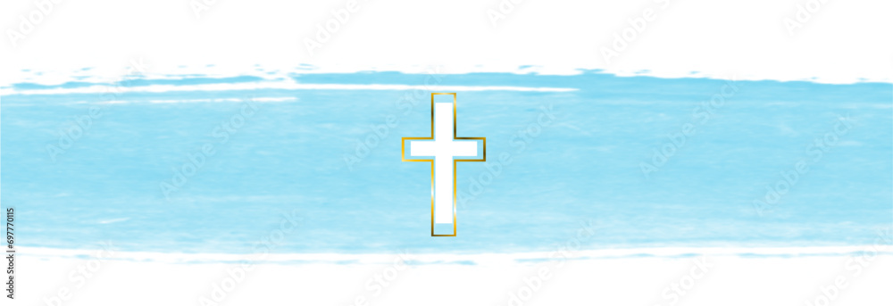 banner crosses illustration Isolated on transparent background ...