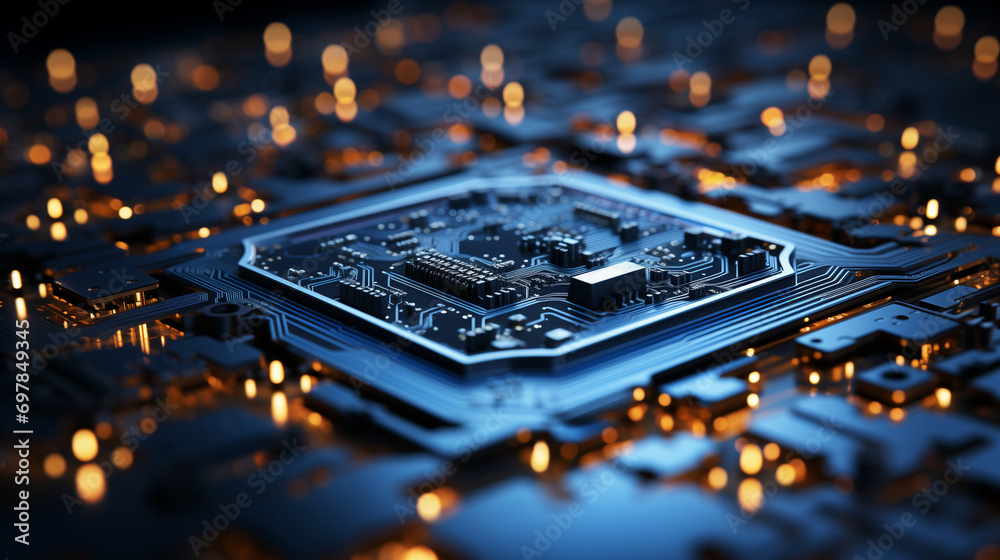 .Ai, Artificial intelligence background technology programming lights ...