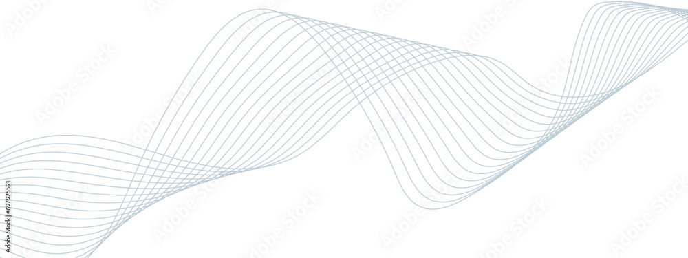 Abstract colorful wave line transparent background modern stream wave ...