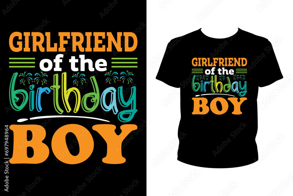 Girlfriend of the birthday boy art file for Cricut and silhouette. You ...