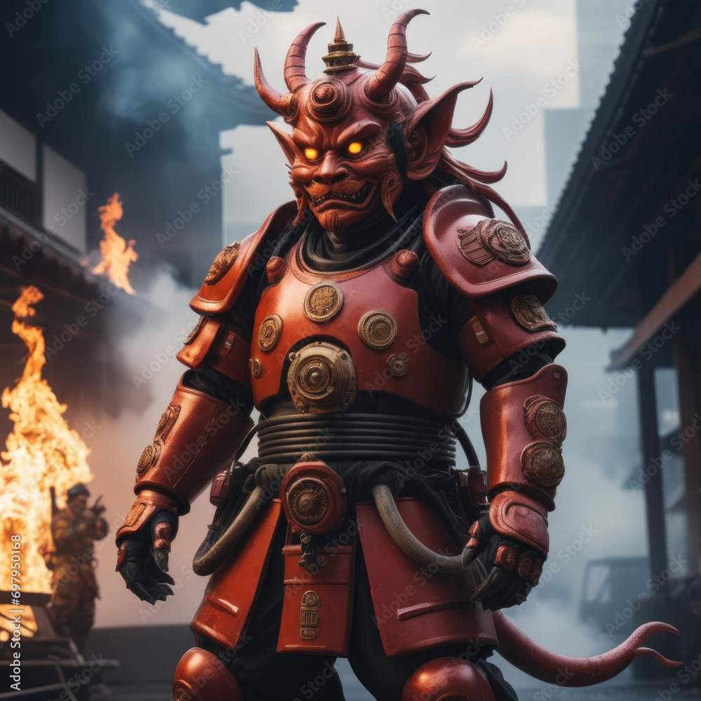 Kagutsuchi - The Fire God in High-Tech Firefighting Unit | Retro ...