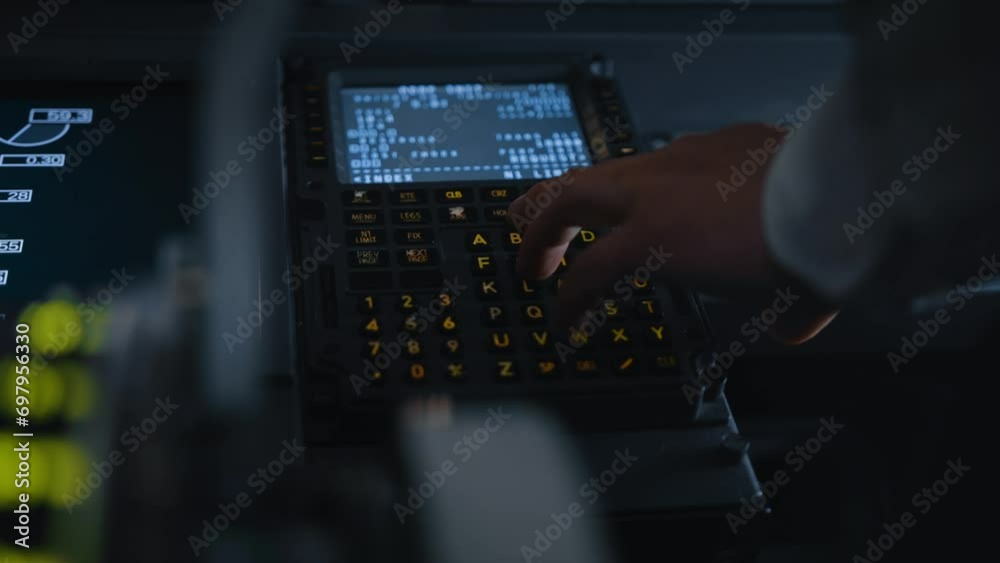 Airplane Cockpit for Aviation Pilot and Plane Navigation of Pilotage ...