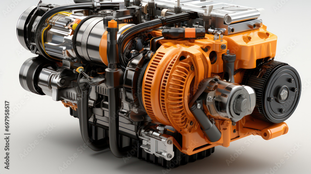Four stroke diesel engine, v6 engine, high pressure common rail fuel ...