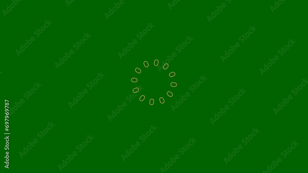 loading screen light circle-like structure animation video background ...