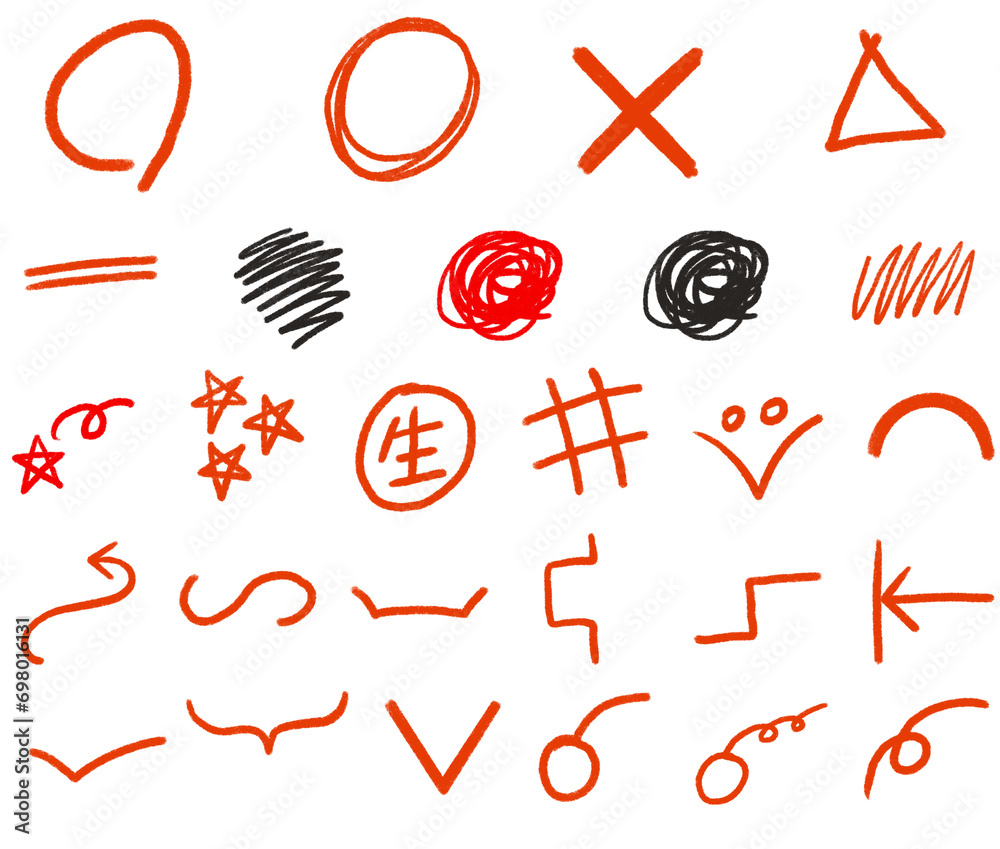 Sentence Punctuation and Correction Marks with a Colored Pencil Feel ...