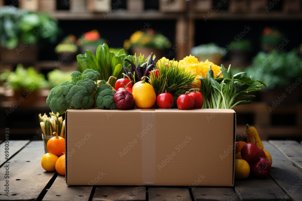 Donation Box of Grocery Products for Charity, Food Banks, and Low ...