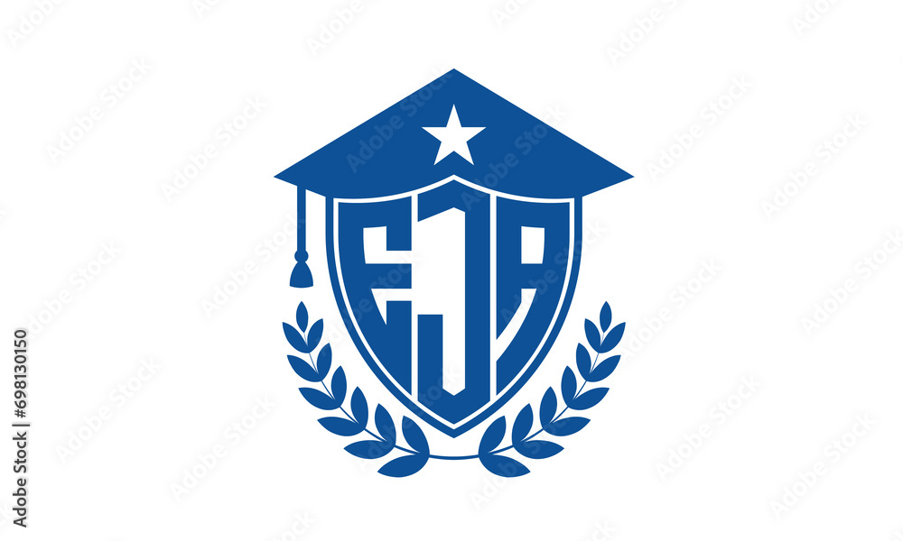 EJA three letter iconic academic logo design vector template. monogram ...