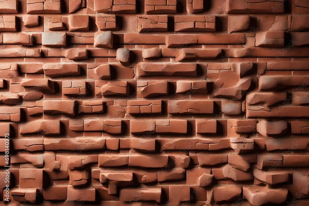 background replicating the charm of vintage brick, with each brick ...