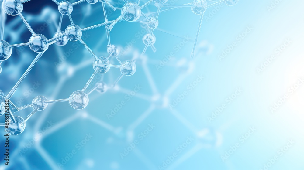 clean background image. There should be biological molecules and ...