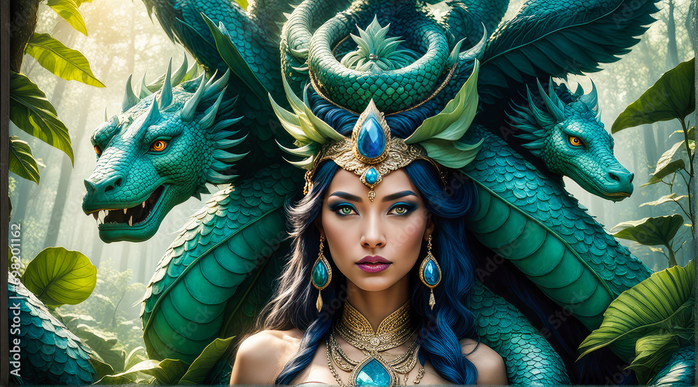 Divine Serpents: Artistic Portrayals of Nagas Queen, the Serpent ...