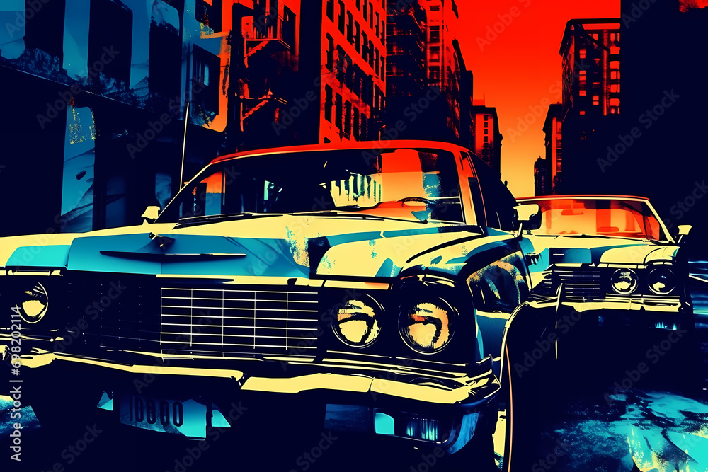 Ilustração Do Stock Dusk City Life Lo Fi Aesthetic Wallpapers Set Urban Storefront Bus Stop