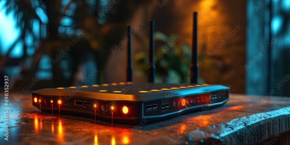 generic modern high speed 5g next generation router for home secure ...