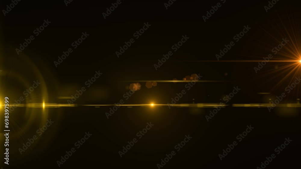 4K Moving Light Rays, Optical Lens Flare Animation. beam lens flare ...