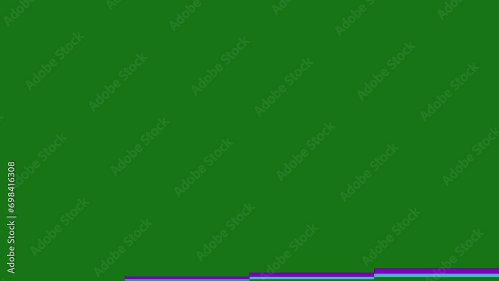 Modern shape transition in diagonal direction on green screen chroma ...