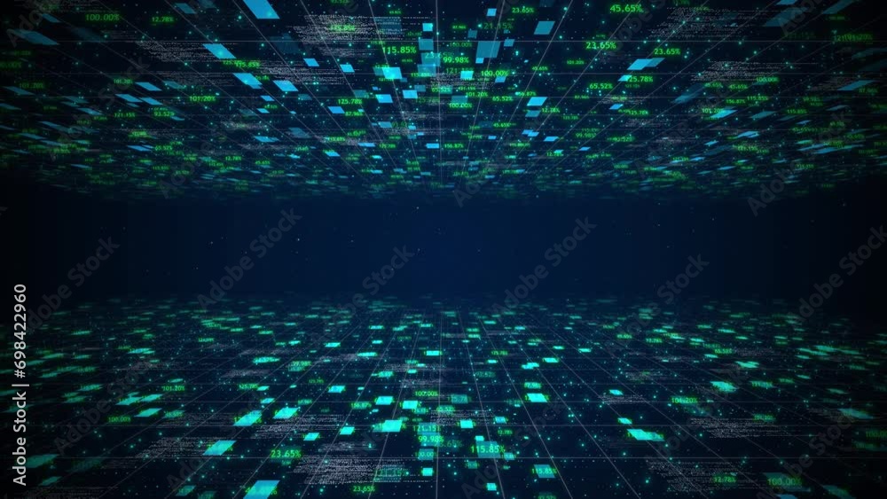 Abstract technology futuristic cyberspace data hi tech virtual space ...