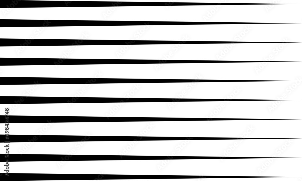 Comic speed motion lines. Horizontal fast motion lines for comic books ...