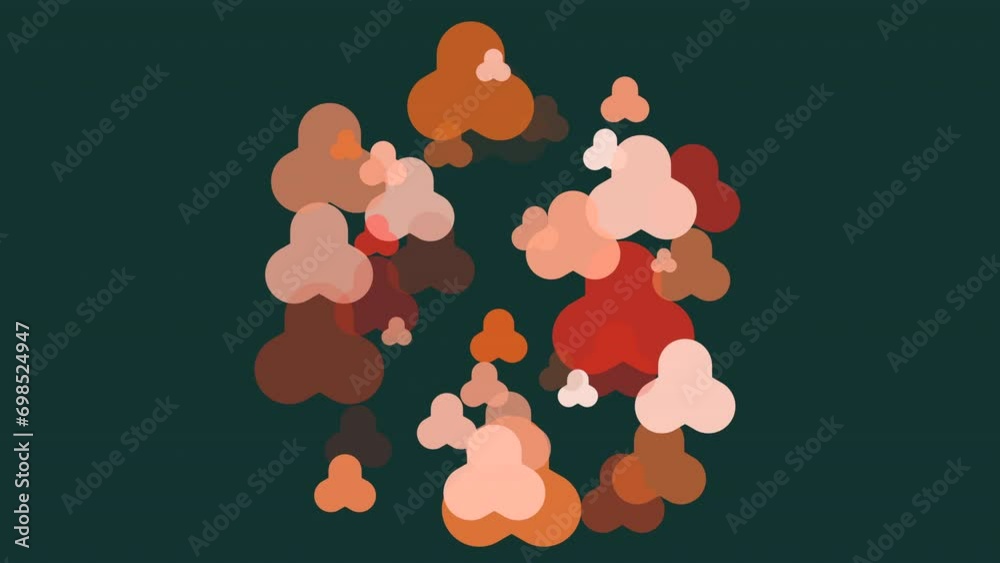 Colorful arrows in a circular pattern create movement and flow ...