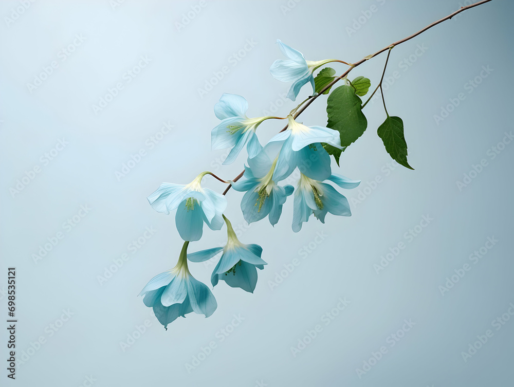Creeper flower in studio background, single Creeper flower, Beautiful ...