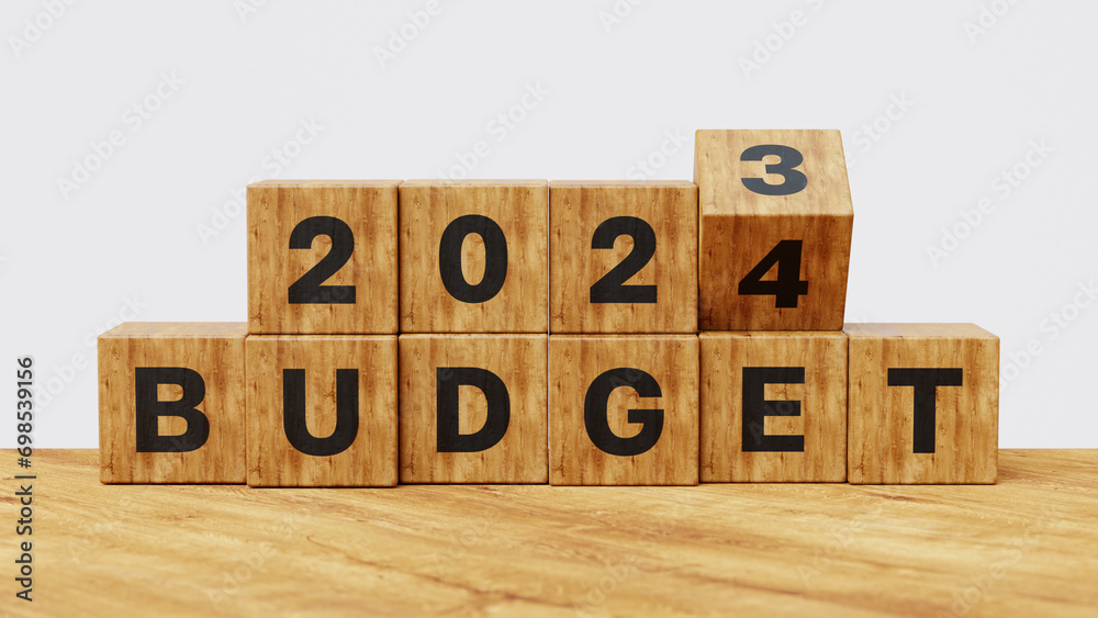 2024 Budget planning and allocation concept. Business planning ...
