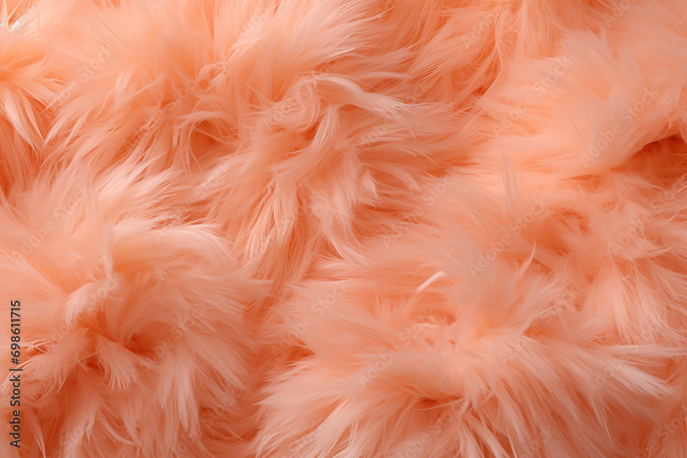 Peach fluff background color of the year Stock Photo | Adobe Stock