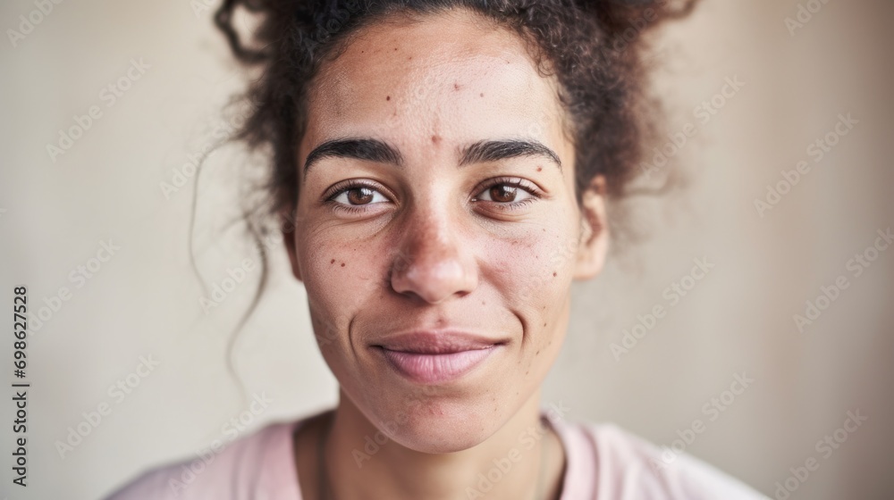 Studio-lit portrait captures the beauty of a Moroccan woman's imperfect ...