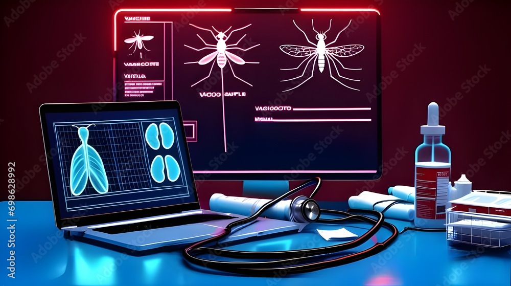 Graphic illustration for World Malaria Day for banner, Social media post, poster, and card ...