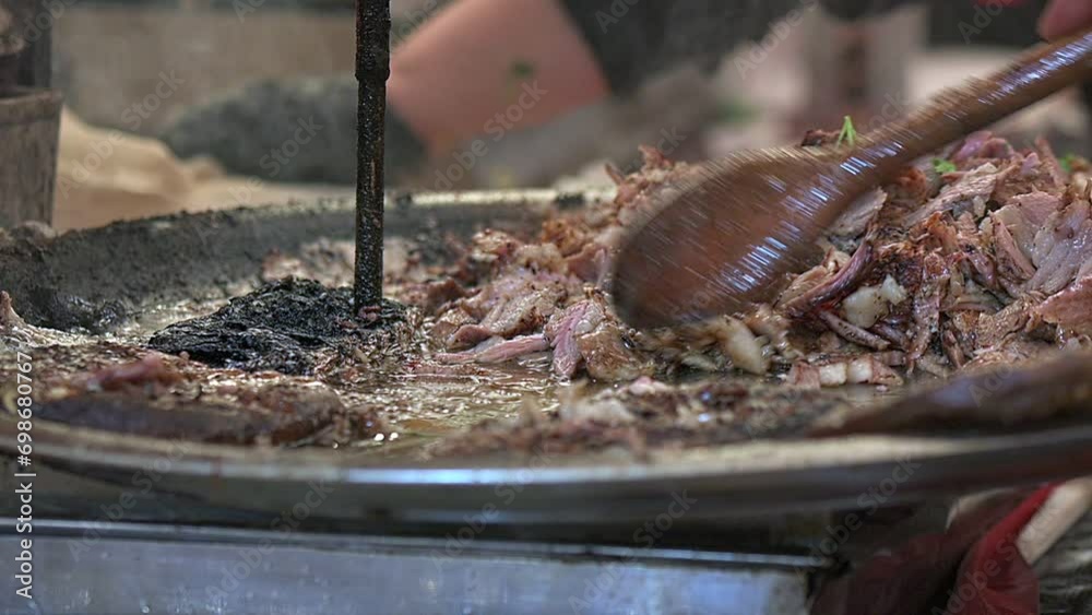Turkish Style Spinning Meat on Barbecue. Kebab Stock Video | Adobe Stock