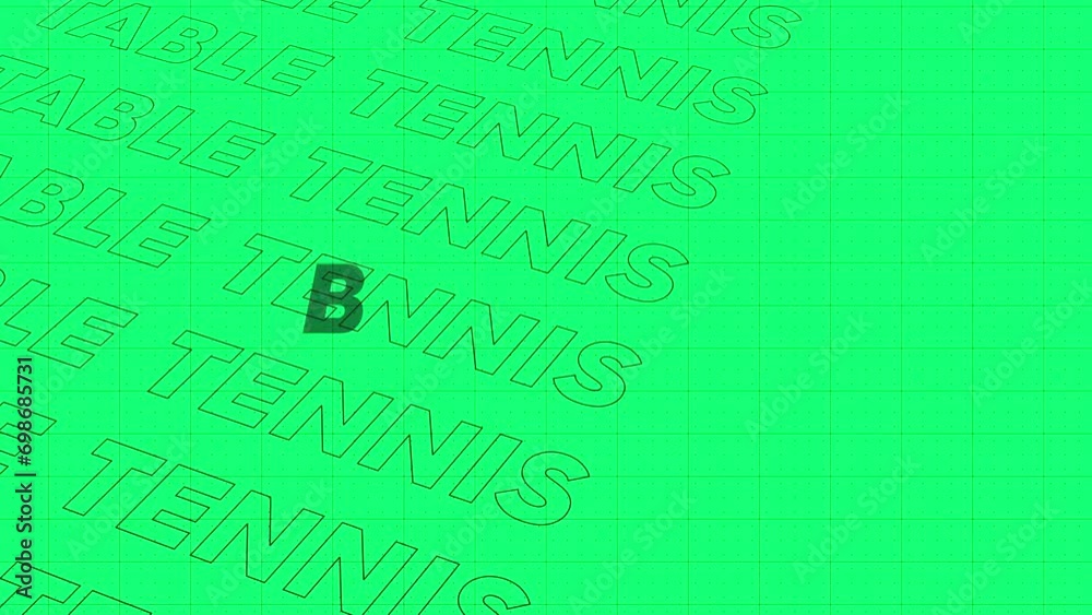 Table Tennis pink creative promotion program broadcast sport design ...