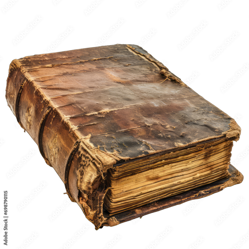 Old book isolated on transparent and white background. Png transparent ...