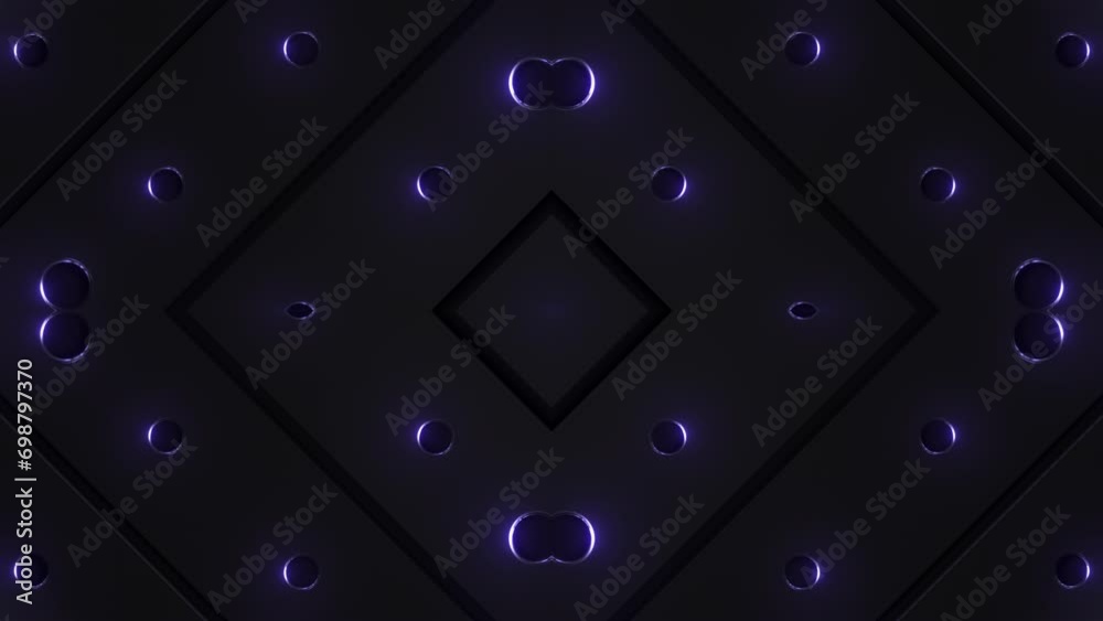 This stock motion graphic video of 4K Blue Round Shining Background ...