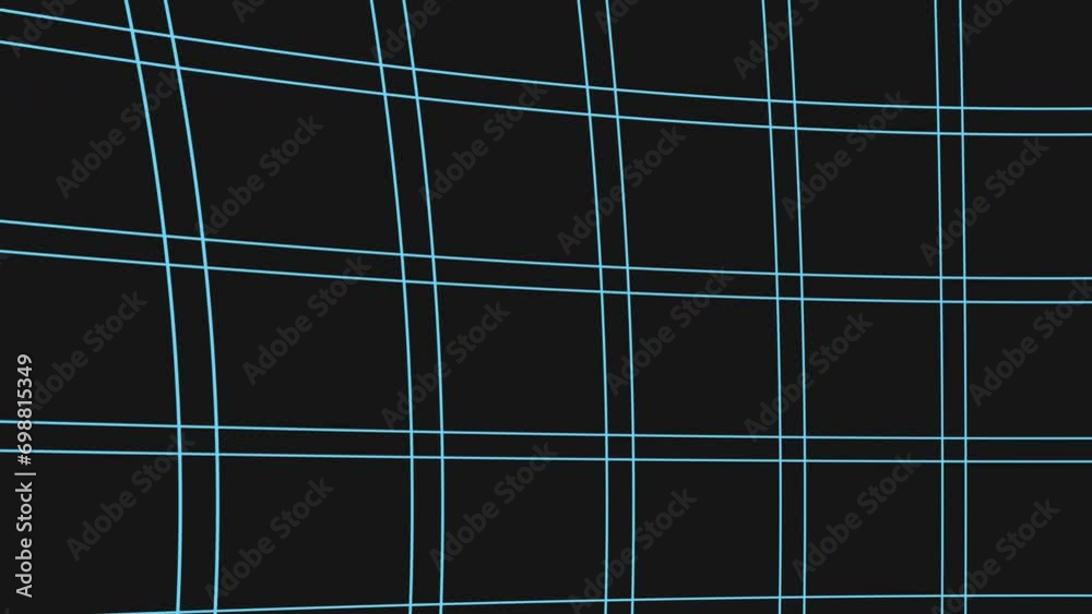 Vidéo Stock A simple yet striking image of a blue grid pattern that ...