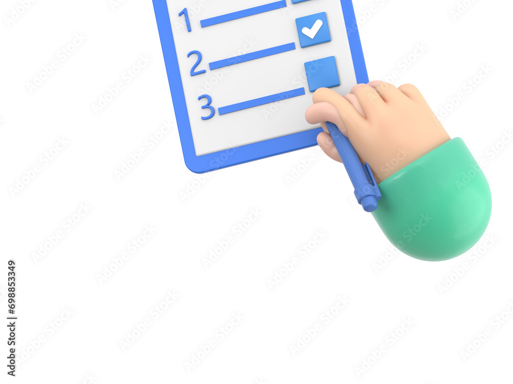 Rules concept. Businessman holding in hand clipboard with regulations ...