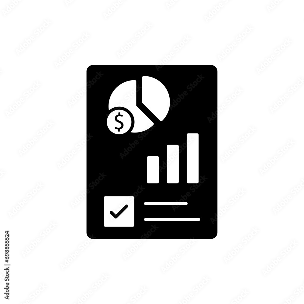 Precision Insights: Streamlined Web Icons for Data Analysis, Statistics ...