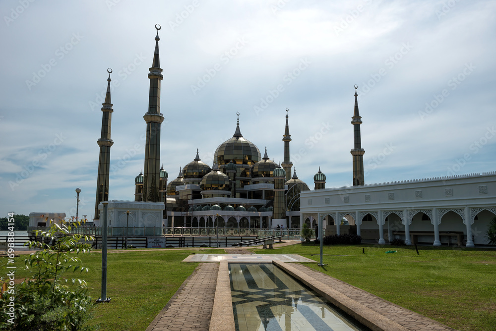 Crystal Mosque, Terengganu, Malaysia - A grand structure made of steel ...