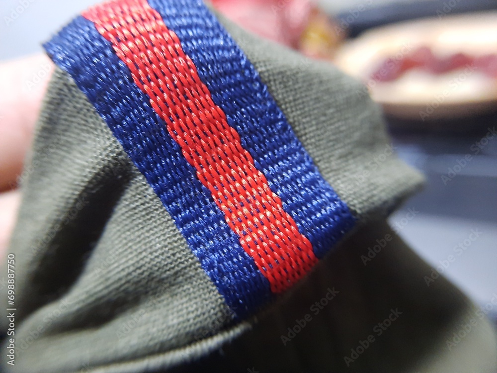 collection of cotton twill chino pants fabric detailed photo with a ...