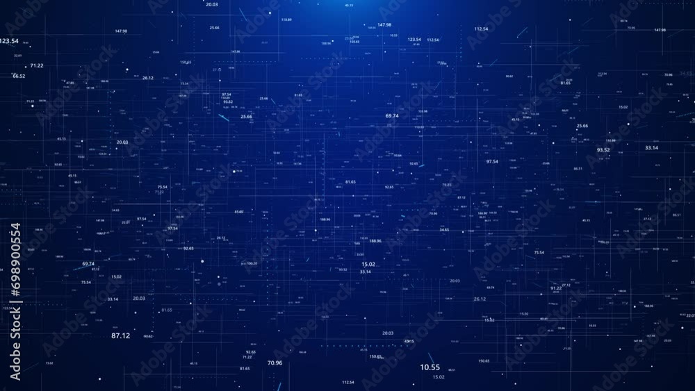 Abstract Data line grid Technology, Big Data, Digital Innovation ...