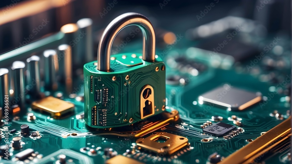 Hardware Security Visualized: Cybersecurity Concept Art with Physical ...