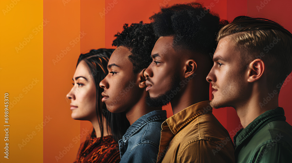 Ethnic and cultural diversity among people, concept of acceptance and ...