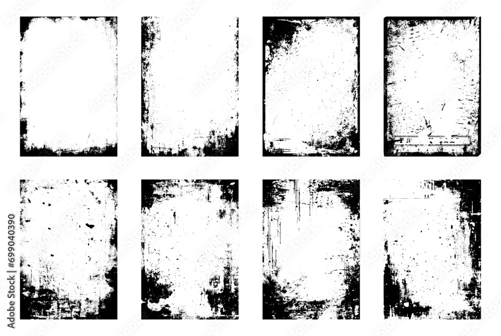 Rough Grunge Shabby Scratched Torn Ripped Texture. Realistic overlay of ...