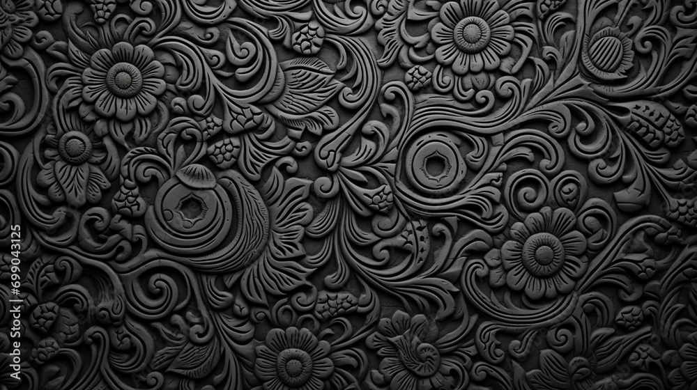 Embossed black background, ethnic indian black background design ...