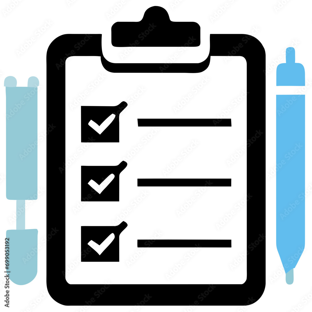 Electrical safety checklist. vektor icon illustation Stock Vector ...