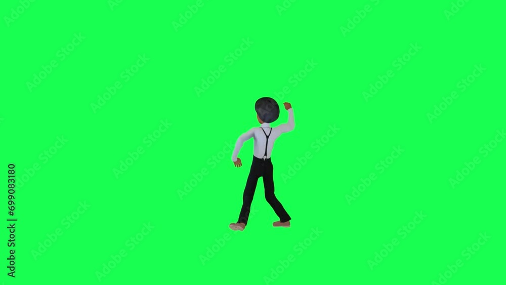 Vidéo Stock Chroma key dancing in Christmas party indian boy left angle ...