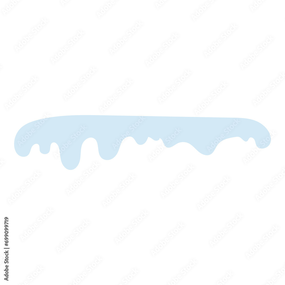 Snowy elements on winter background Vector created cartoon pattern for ...