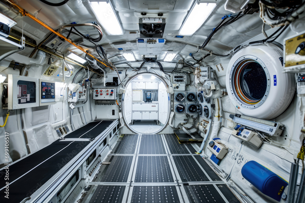 Storage Area Inside The Spacecraft, The Cargo Bay Holds Equipment And ...