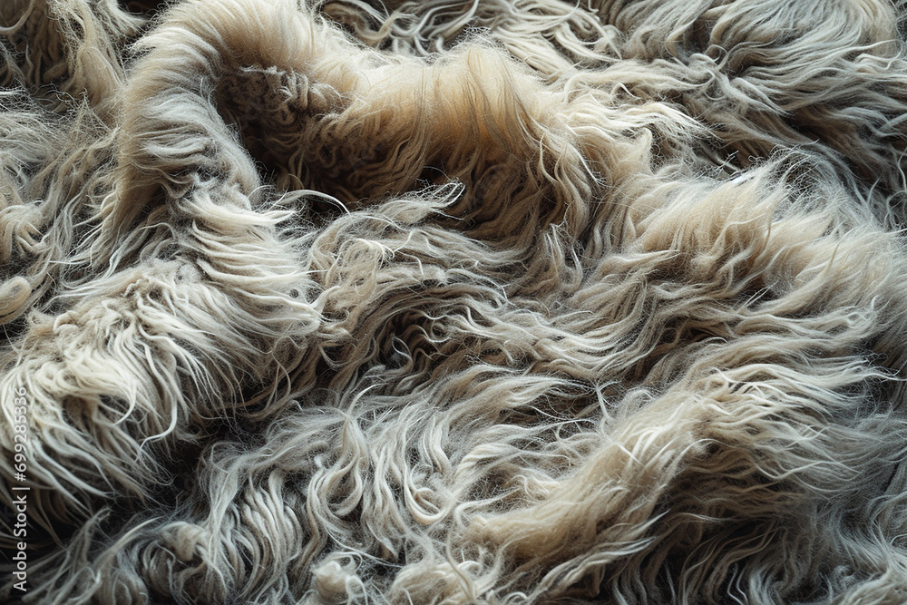 Wool Texture Fur Background: Warm Abstract Pattern of Soft and Fluffy ...