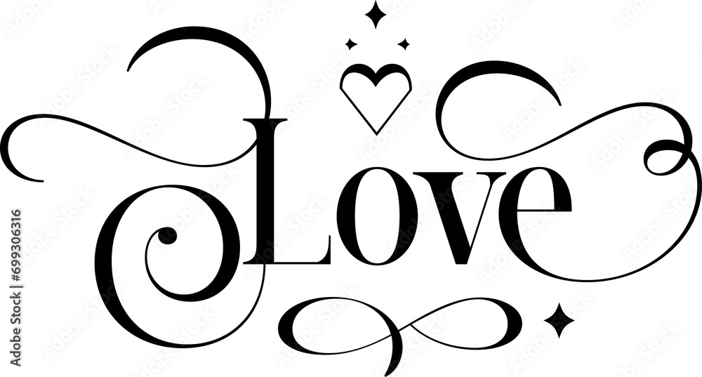 Love with Heart digital files, svg, png, ai, pdf, ready for print ...