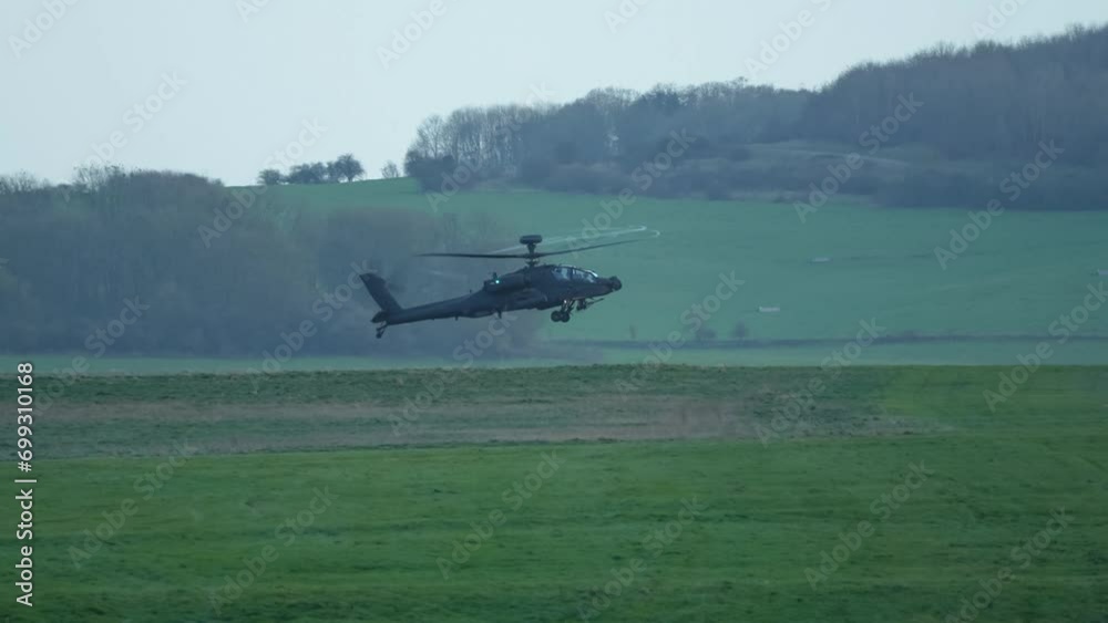 British army Boeing Apache Attack helicopter gunship AH64E (AH-64E ...