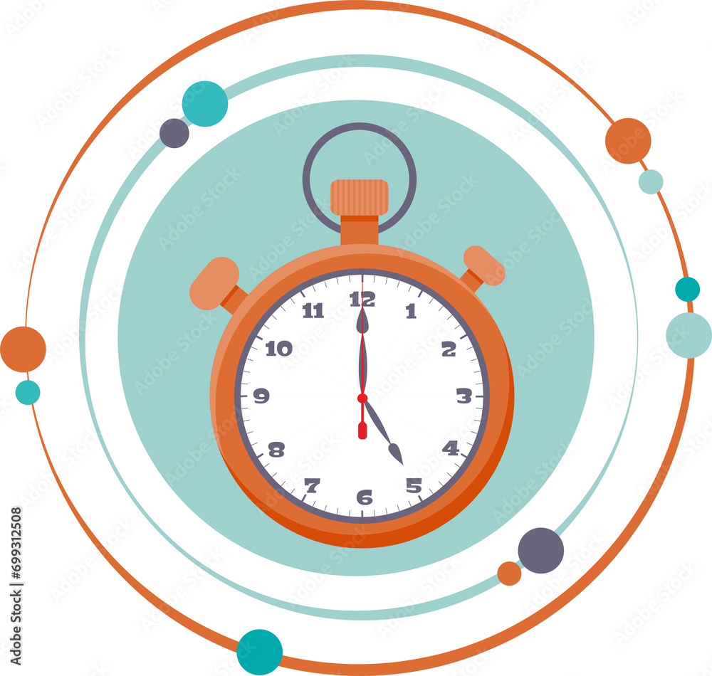 Stopwatch timer graphic icon symbol with transparent background Stock ...