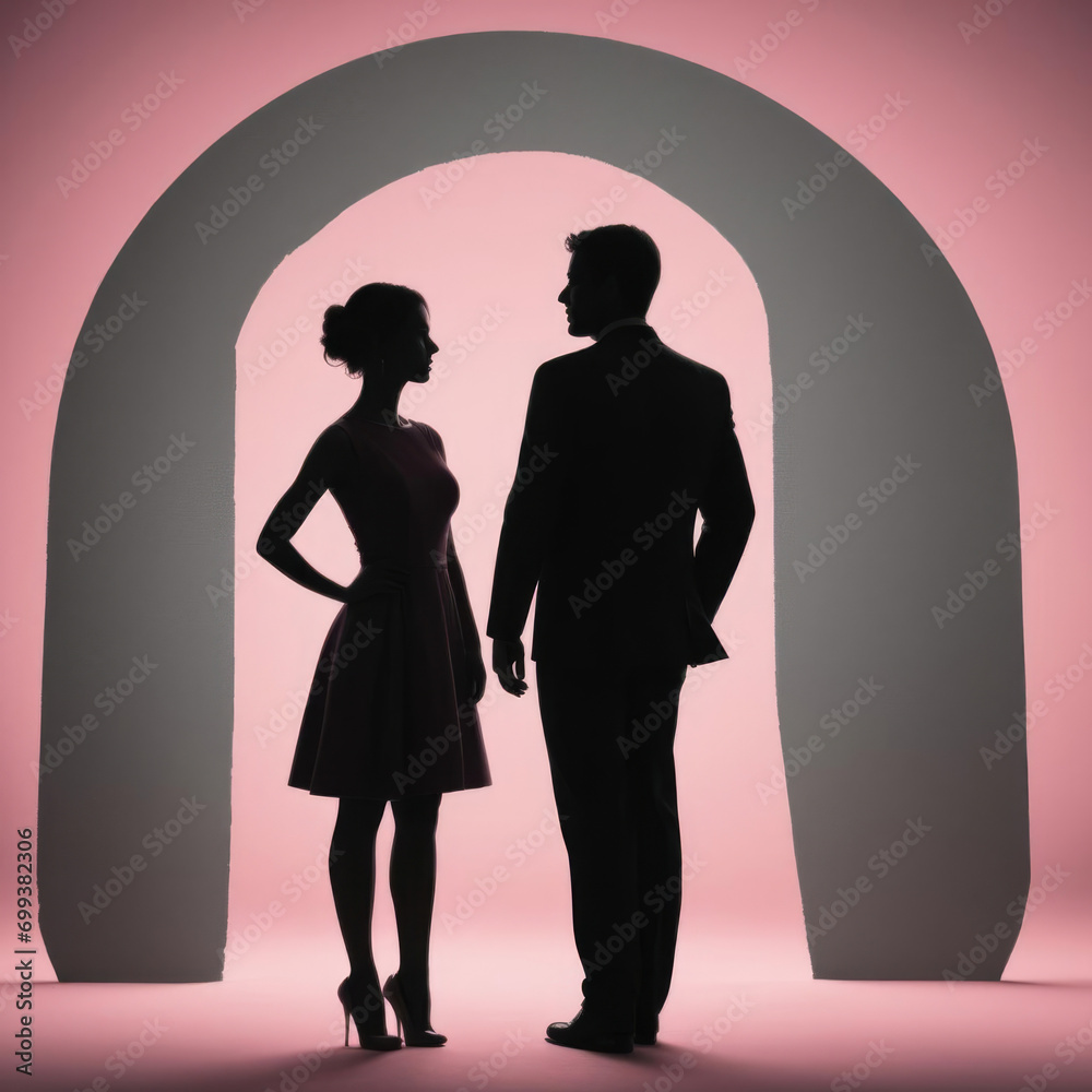 Surreal Gender Disparity - A surreal silhouette of a male anchor ...
